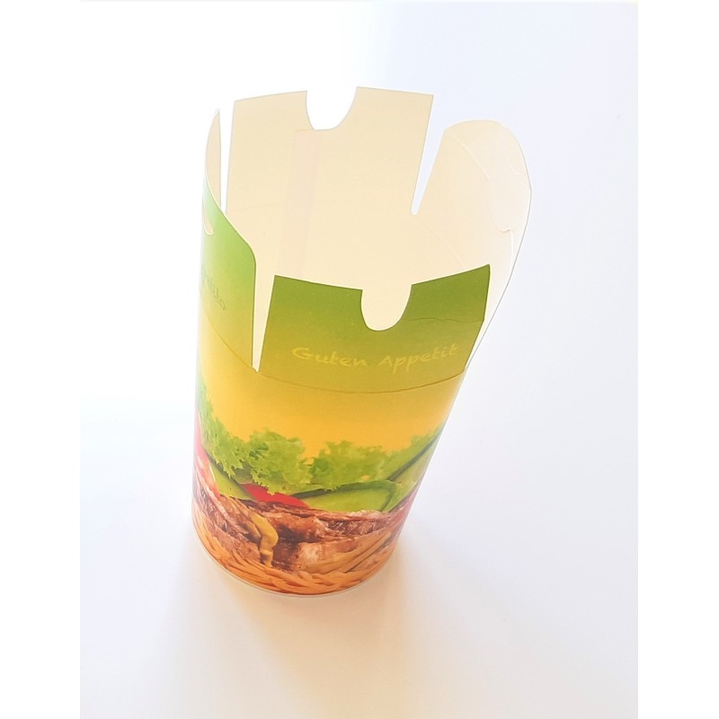 Döner Box Kraft 465 ml y 750 ml | Envase para Kebab y Comida Caliente