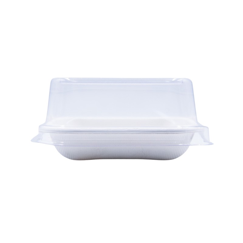 Envase Cuadrado WORLDVIEW 10oz Caña Azúcar + Tapa PLA